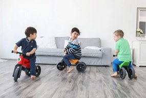 Teddies Odrážedlo Funny Wheels Sport 2v1 s gumovými koly Červené