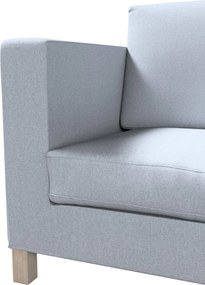 Potah na pohovku IKEA  Karlanda 3-místná nerozkládací, krátký barva modrá látka pletený vzor
