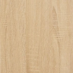 Petromila Knihovna dub sonoma 127,5 x 28,5 x 172,5 cm kompozitní dřevo
