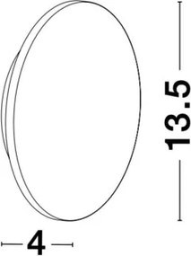 Nástěnné LED svítidlo NOVA LUCE ASTRID 6W 3000K 9130506