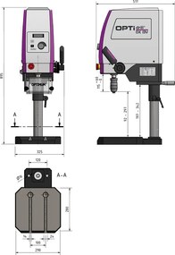 OPTIMUM Stolní vrtačka OPTIMUM® DX 13 V