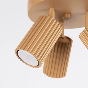 Sollux Lighting Stropní svítidlo KARBON 3P zlaté
