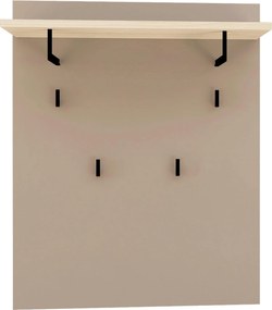 XXXLutz ŠATNÍ PANEL, šedohnědá, barvy dubu, 80/100/30 cm Voleo - Šatní panely - 002737048904