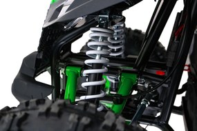 Ramiz Čtyřkolka na baterie E-STAR zelená 35 km/h + motor 1000W + nafukovací kola + nastavení sedadla