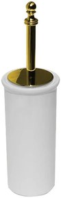 Sapho PERLA WC štětka na postavení, keramika, zlato - PE1205