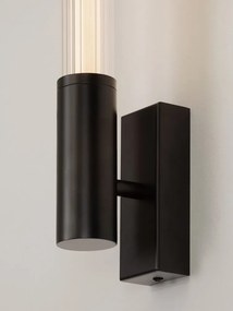 Matně černé kovové LED nástěnné svítidlo Nold – Nova Luce