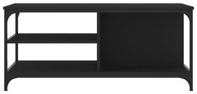 Konferenční stolek černý 100x50x45 cm kompozitní dřevo - Default Title
