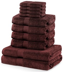 Set ručníků DecoKing Kunis hnědé