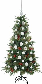 Umělý Skládací Vánoční Strom s stojanem Zelená 120 cm PE a PVC 3397396