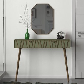 Toaletní stolek Forest Aynali 120 cm hnědý/zelený