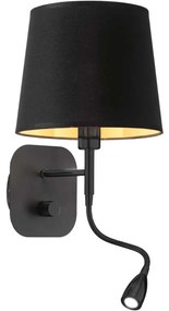 Ideal Lux Ideal Lux - LED Nástěnná lampa NORDIK 1xE14/40W + LED/1,5W/230V ID158242