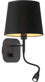Ideal Lux - LED Nástěnná lampa NORDIK 1xE14/40W + LED/1,5W/230V