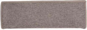 Schodové rohože 15 ks 65 x 21 x 4 cm tmavě béžové s obdélníkovým okrajem 326908