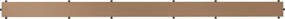 Mexen Flat M13 maskovnice 2v1 pro liniový odtok 90 cm, kartáčovaná měď - 1C19090