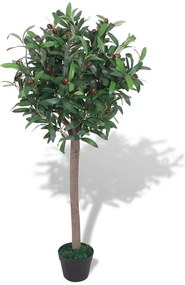 Umělá rostlina vavřín s květináčem 120 cm zelený 244453