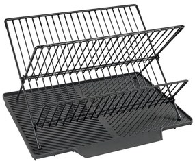 WENKO 54771100 - Odkapávač NELIA 34x40 cm černá 54771100
