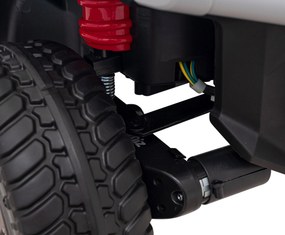 Ramiz Dětské auto Pick-Up Speed 900 modré + pohon 4x4 + pohyblivá korba + zavazadlový prostor + dálkové ovládání + lopatka + LED a zvuky