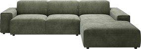 XXXLutz ROHOVÁ SEDAČKA, textil, zelená Livetastic - Sedací soupravy - 001581035521