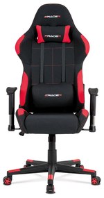 Kancelářská židle MAHER I, černá a červená látka