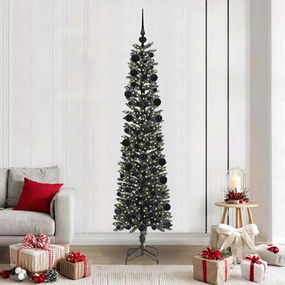 Umělý vánoční stromeček Zelená 210 cm PVC, plast a ocel 3395953