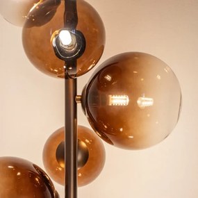 BRILAGI - LED Stojací lampa MILLA 7xG9/3W/230V hnědá/kouřová hnědá