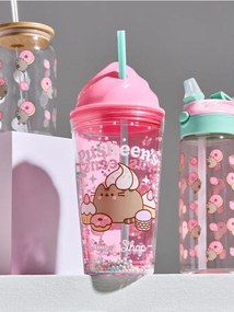 Sinsay - Znovu použitelný hrnek s brčkem Pusheen the Cat - vícebarevná
