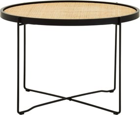 Ratanový kulatý konferenční stolek v přírodní barvě ø 60 cm Depok – Premier Housewares