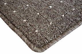 Kusový koberec Udinese hnědý (Varianta: 57 x 120 cm)