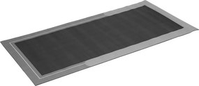 Aqualine Aqualine, Koupelnová předložka 60x120cm, absorpční, šedá, PCD014V