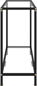Konzolový stolek transparentní 100 x 35 x 75 cm tvrzené sklo 322835