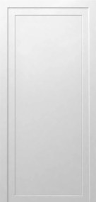 Solid Elements Vedlejší vchodové dveře Simple, 90 L, 980 × 1980 mm, plast, levé, bílé, plné