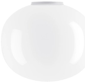 Lodes 18744 1200 Volum 42, stropní/nástěnné svítidlo z bílého foukaného skla, 1x25W E27, prům.42cm