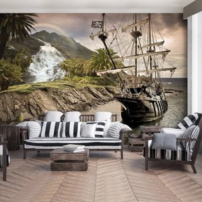 Fototapeta - Pirátská loď (254x184 cm)
