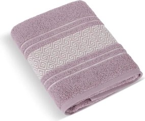 Bellatex Froté ručník a osuška Mozaika  Starorůžová rozměr 50x100 cm