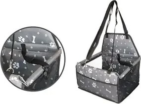 SIXTOL CAR BASKET JERRY / Košík na psa do auta / 43 x 35 x 25 cm