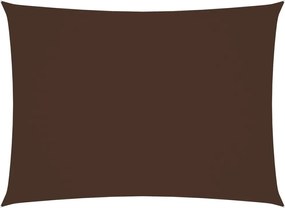 vidaXL Stínící plachta oxfordská látka obdélníková 5 x 6 m [135219] Barva: Hnědá