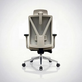 Ergonomická kancelářská židle světle béžová VECTOR