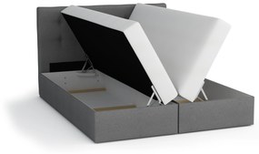 Manželská postel Boxspring 180 cm Lilac (vzor + černá) (s matrací a úložným prostorem). 1046662