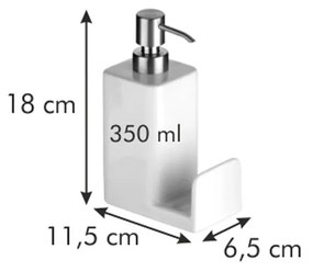 Dávkovač saponátu ONLINE 350 ml, s místem pro houbičku