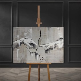 Obraz s ručně malovanými prvky 100x70 cm Georgius – Styler