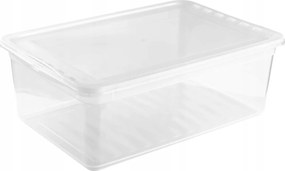 Keeeper Úložný box s víkem (má 2 funkce) BEA Clearbox 11L, 39 x 29,5 x 14 cm