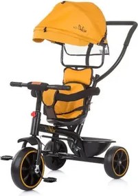 CHIPOLINO Tříkolka se stříškou Pulse 2v1 Mustard / od 1.5 roku / do 25