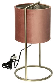 Stolní dekorační lampa Santos Pink&amp;Gold výška 45cm