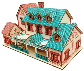 Woodcraft Dřevěné 3D puzzle Vila Narat