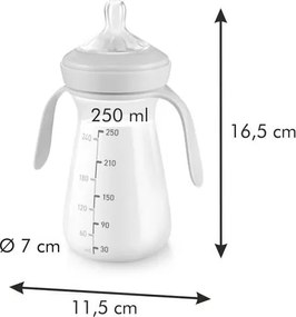 TESCOMA Láhev PAPU PAPI 250 ml, modrá