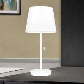 Orion LA 4-1205/1 - Stolní lampa s USB portem LUDWIG 1xE27/40W/230V bílá