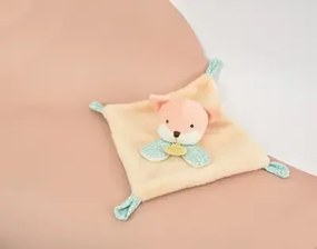 Doudou Plyšový muchláček růžový Liška 19 cm / od 0 měsíců