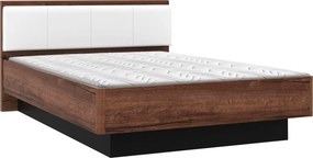 XXXLutz POSTEL, 120/200 cm černá, bílá, barvy dubu Carryhome - Jednolůžkové postele - 000687018814