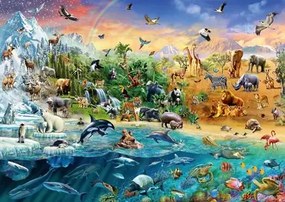 SCHMIDT Puzzle Království zvířat / 1000 dílků / 69,3x49,3 cm