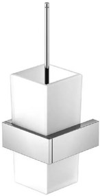 Steinberg 460 - WC štětka nástěnná s držákem, bílé sklo/chrom 460 2903